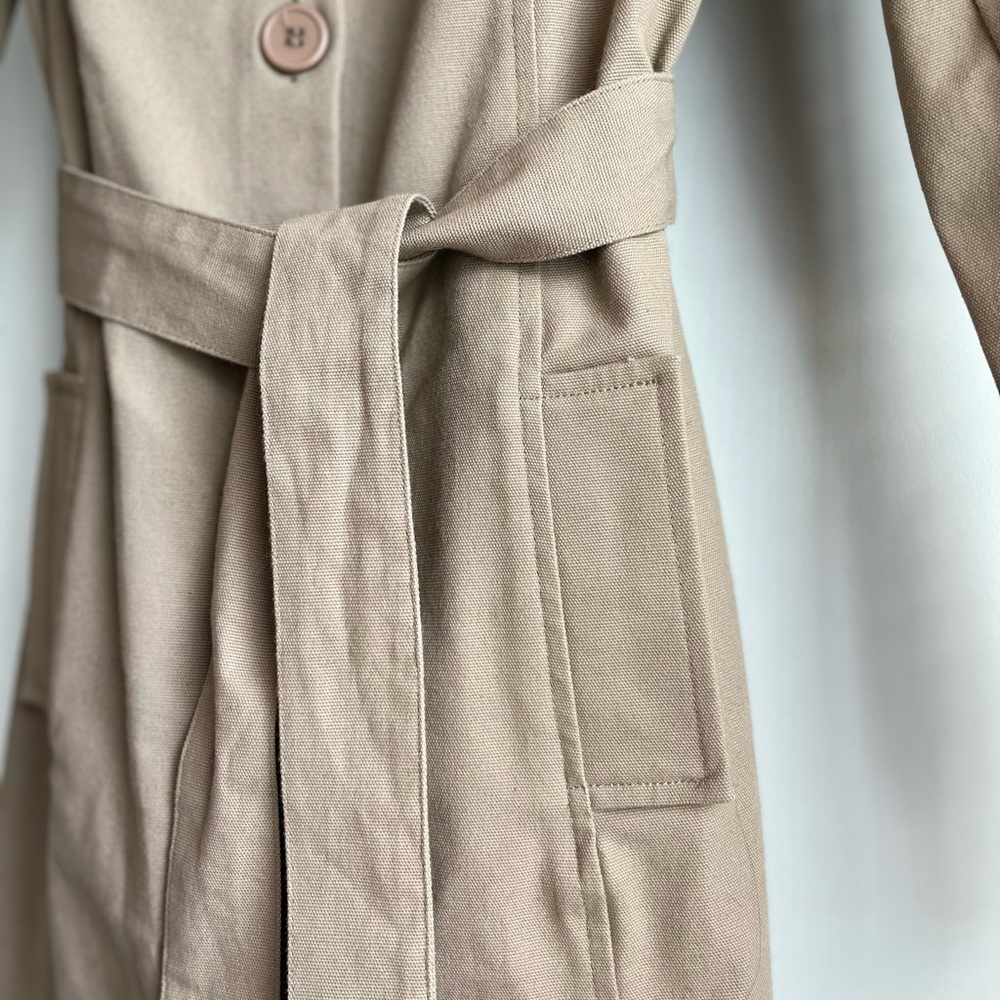 Parallel Clothing Twill Trench Coat - Gem